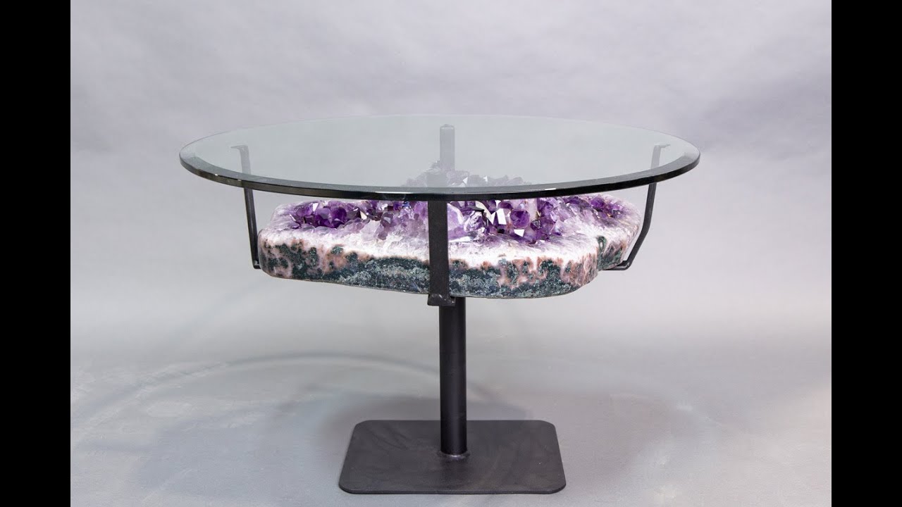 Amethyst Geode Table #212737 - YouTube