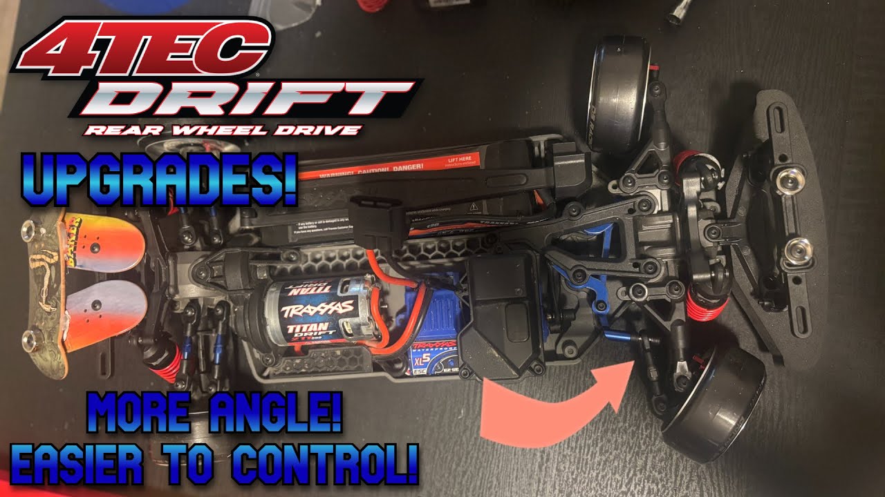 Traxxas 4-Tec Drift Upgrades - YouTube