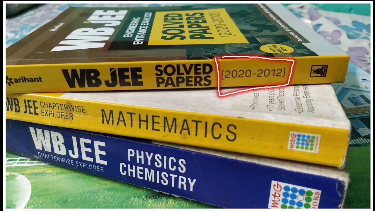 Best books for #WBJEE | Latest PYQ for wbjee 2021 Arihant/Mtg - YouTube