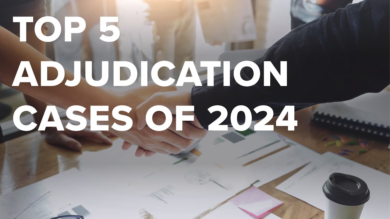 Top 5 Adjudication Cases 2024 - YouTube