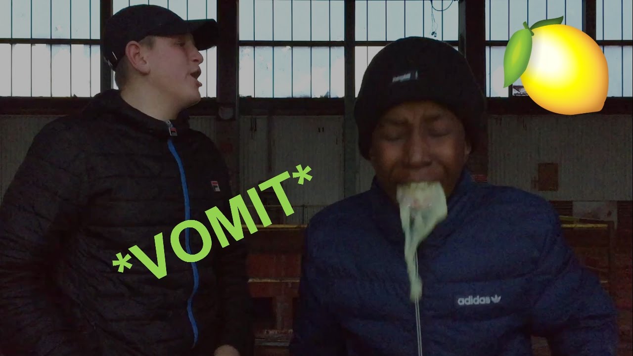 LEMON JUICE CHALLENGE *VOMIT ALERT* - YouTube
