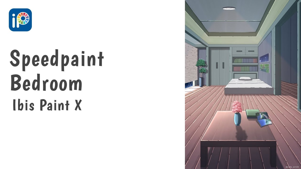 Speedpaint Bedroom_ibis Paint X - YouTube