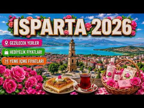 ISPARTA 2026 | GÜLLER, GÖLLER VE GÖNÜLLER ŞEHRİ! 🌹💙 YEME İÇME VE GÜNCEL HEDİYELİK FİYATLARI