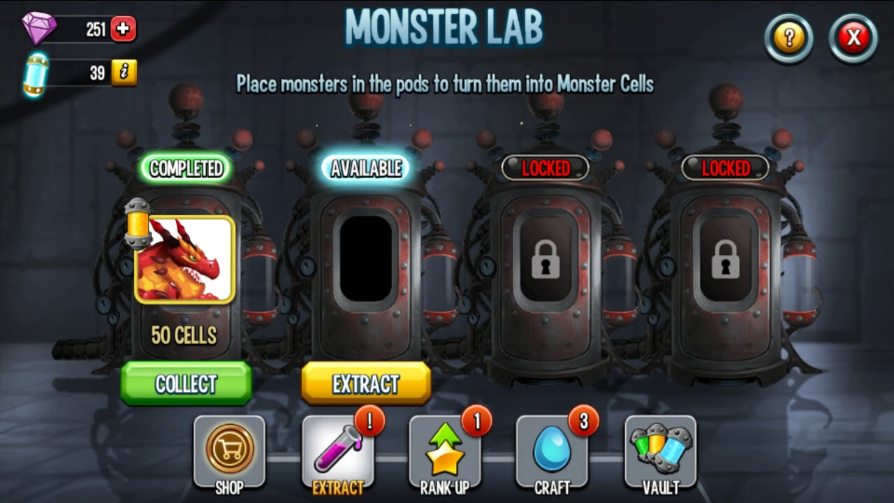 How to rank up monster in Monster Legends - YouTube