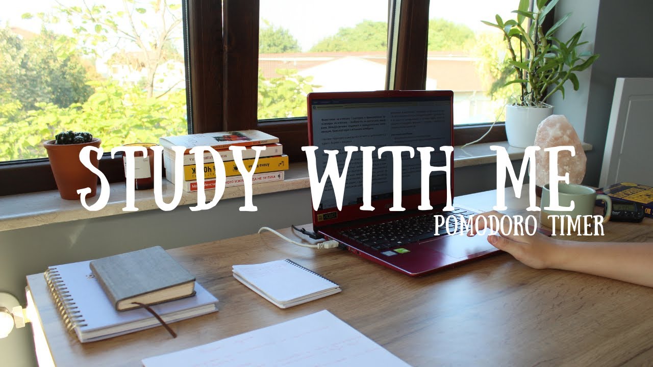 1-HOUR STUDY WITH ME 🌺 / pomodoro timer / no music / new semster - YouTube