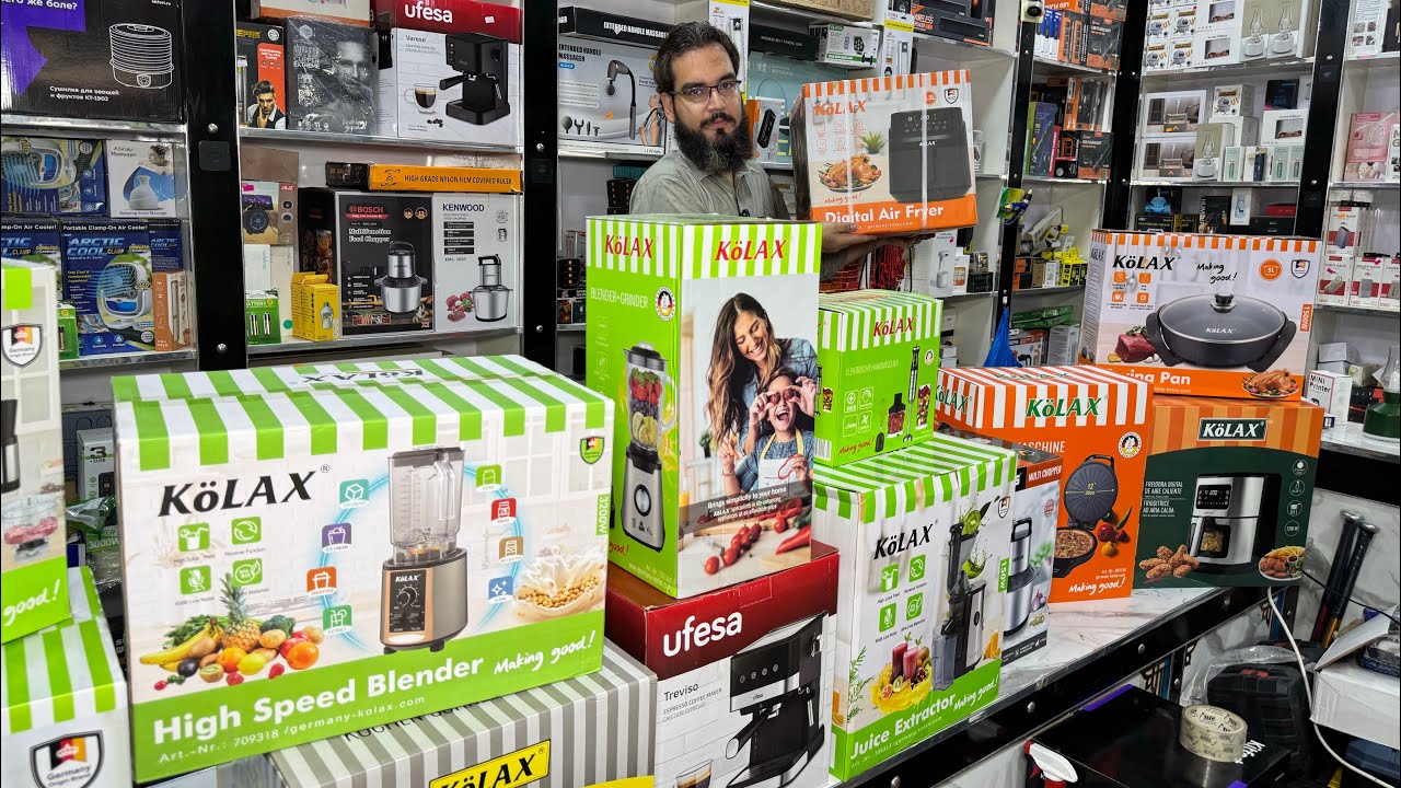 Aziz Bhai Brings New Branded Electronics | Juicer Blenders | Air Fryer | Largest Electronics ...