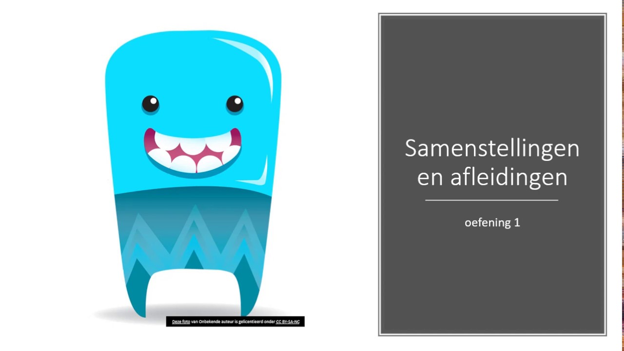 Samenstellingen en afleidingen oefening 1 - YouTube