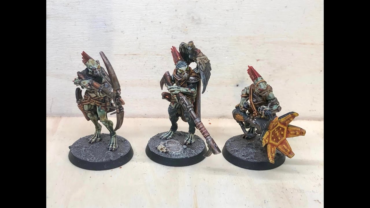 Easy Painting Kroot and Farstalkers for Kill Team - YouTube