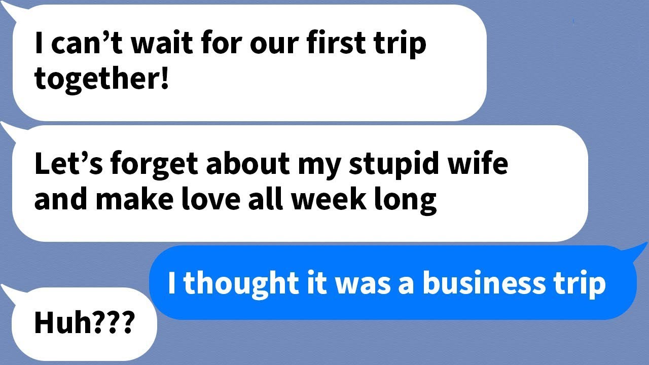 My husband sent the messages to the incorrect chat. - YouTube