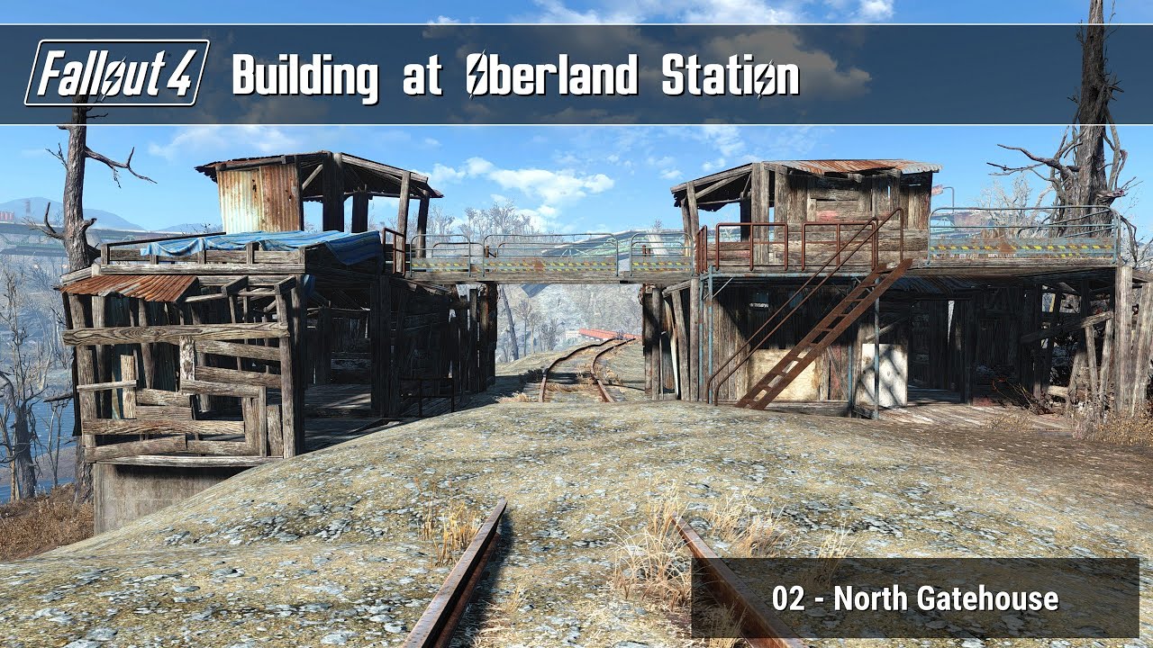 Fallout 4 - Building at Oberland Station 02 (North Gatehouse) - YouTube