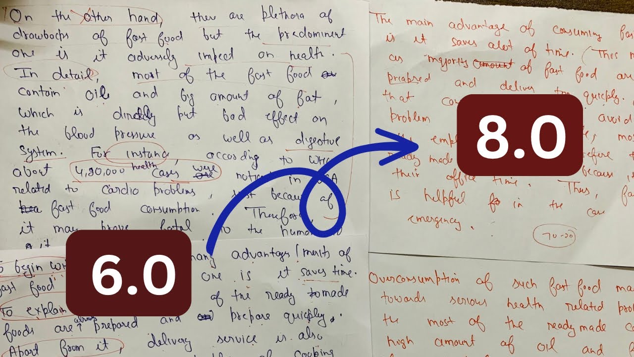 Live writing 8 band task 2 in very simple way #youtube #education - YouTube