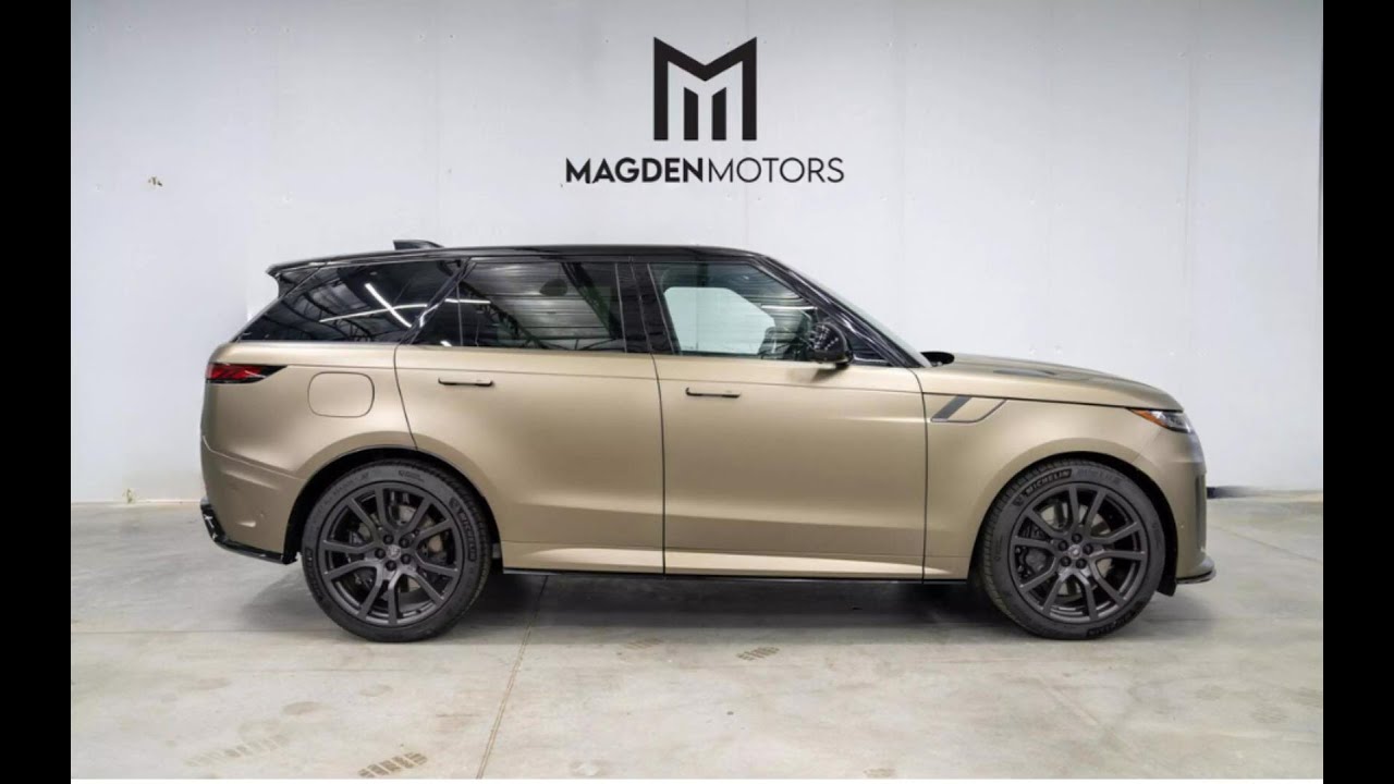 2024 Range Rover Sport SV Edition One * Matte Carbon Bronze over Black ...