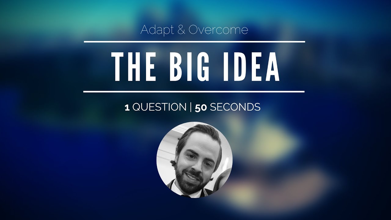 The Big Idea | Andrew Metz | July 9, 2020 - YouTube