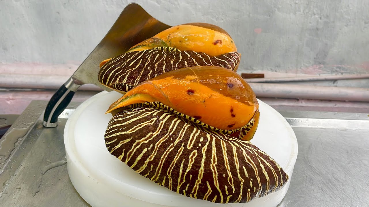 The most delicious sea snail recipe // Asian chef - YouTube