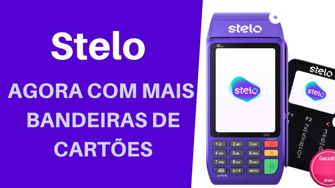 Stelo Max e Mob: Agora com 10 bandeiras aceitas #PagamentosMóveis - YouTube