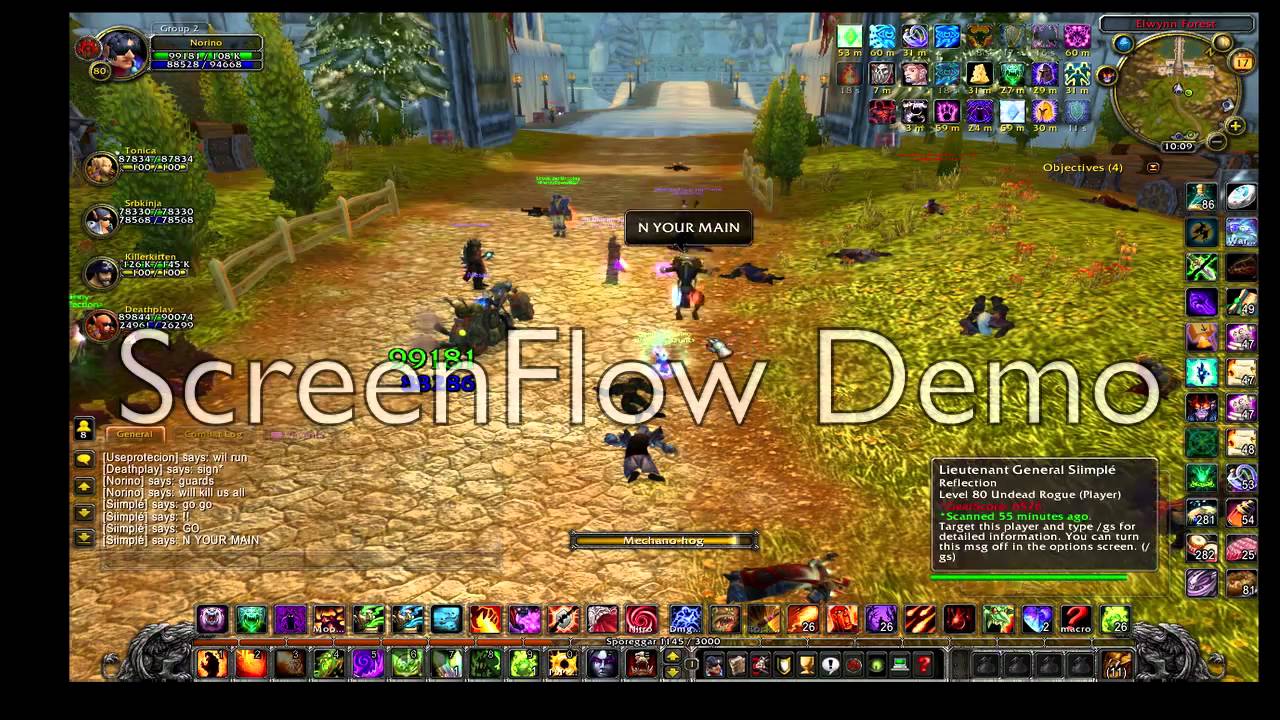 Horde Train to Stormwind (WoWMortal) - YouTube