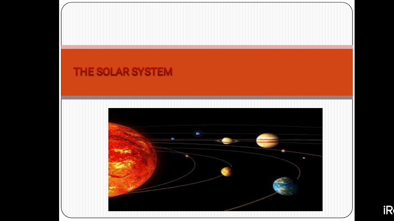 Grade 4 Science (Solar System) Week 4 - YouTube