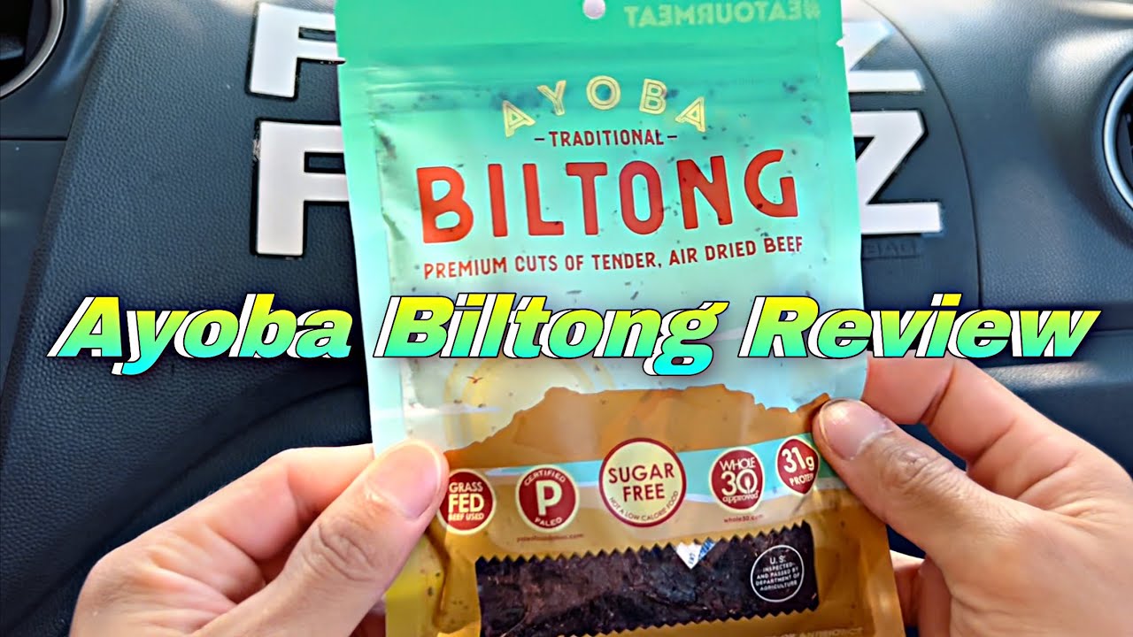 Ayoba Traditional Biltong - Organic Food Review 163 - YouTube