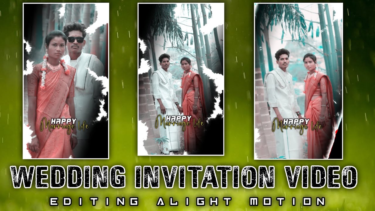 new gondi wedding invitation video editing alight motion - YouTube