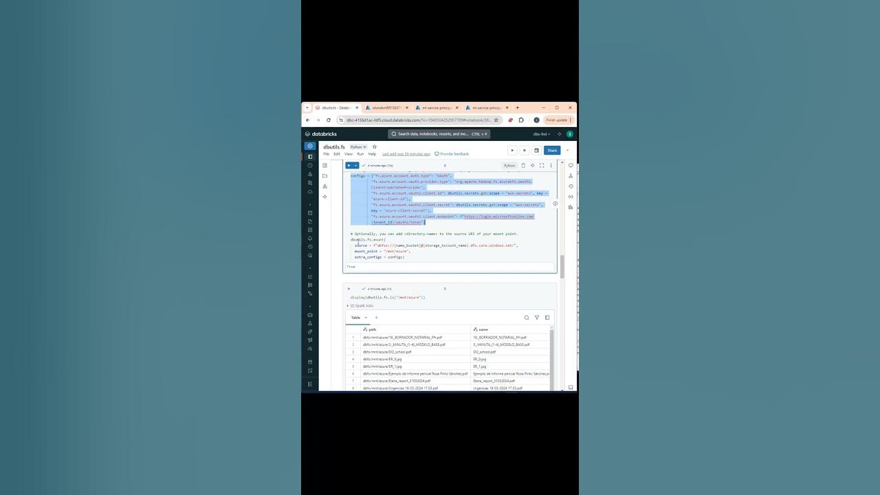 Databricks DButils: How to mount/unmount Azure Blob in DBFS #databricks - YouTube