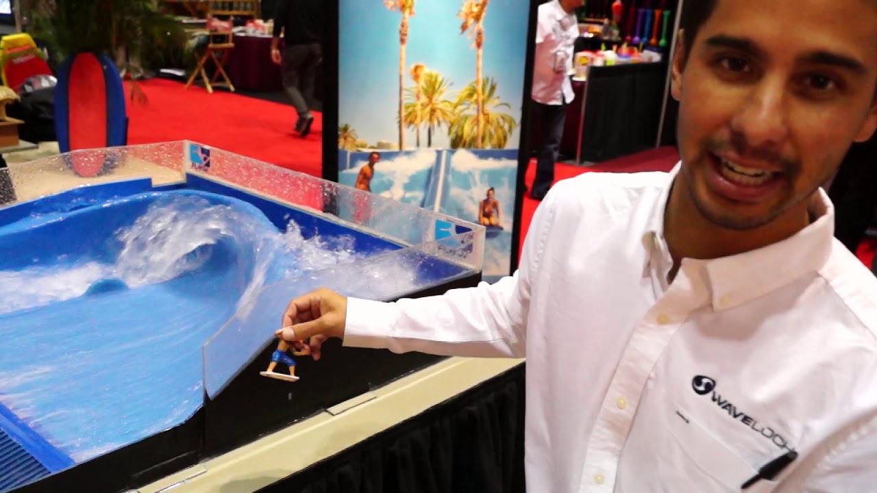 Mini Fingerboarding on the FlowRider Surf Machine IAAP Convention ...