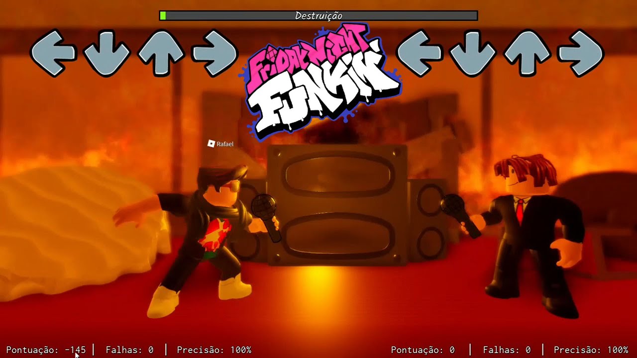 Basicamente fnf Remix - Destruição - (Versão Roblox) - YouTube