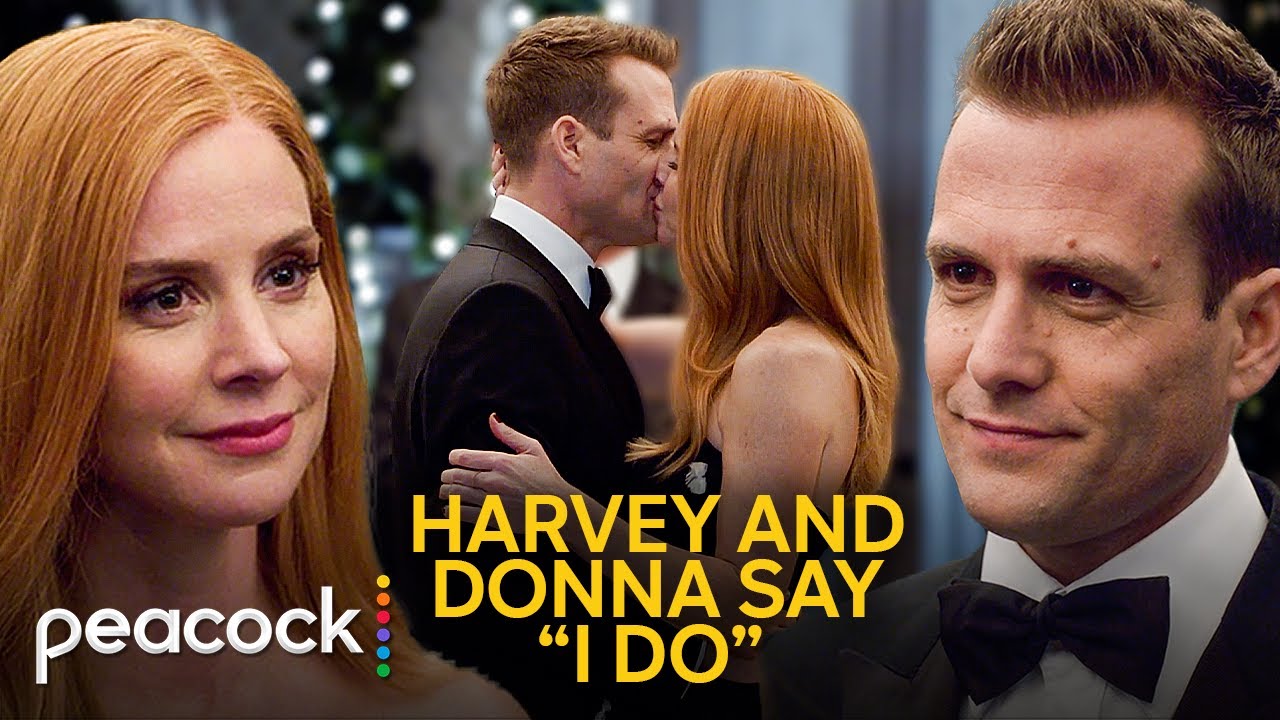 Suits | Harvey and Donna Steal Louis' Wedding - YouTube