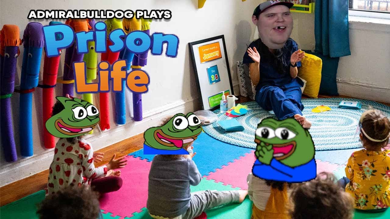 Went to Prison, Found a Daycare | AdmiralBulldog Plays Prison Life ...