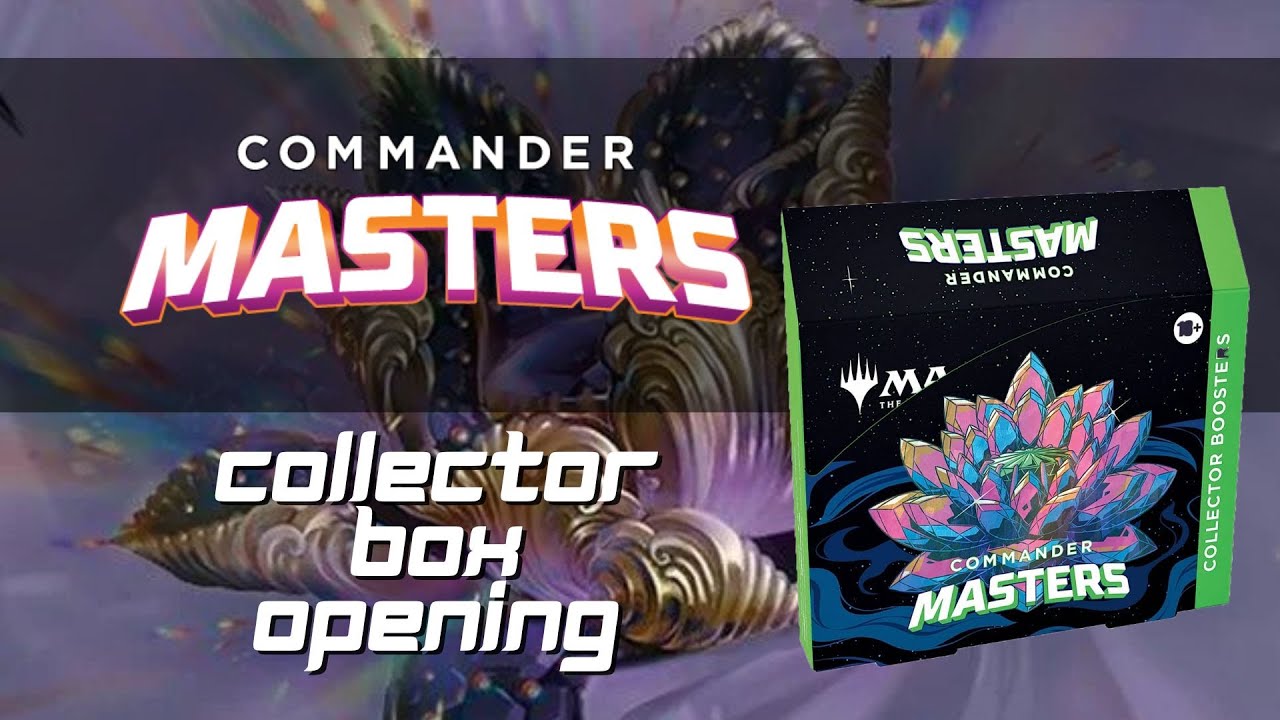 My BEST Box of Commander Masters Collector Packs! - YouTube