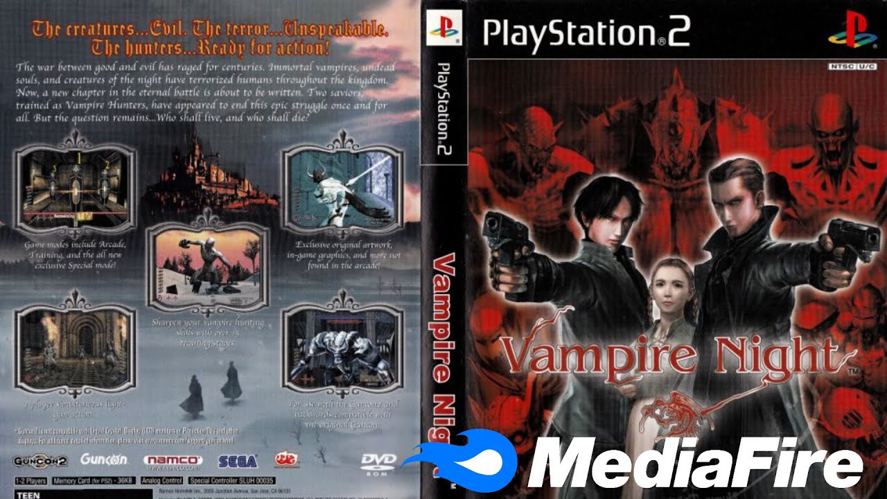 Vampire Night PS2, AethersX2, MYPS2, NETHERSX2, PCSX2 Iso - YouTube