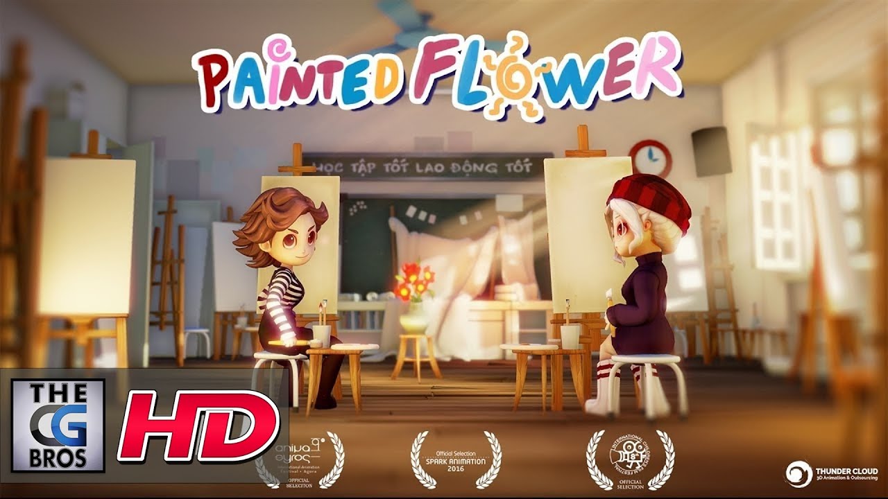 CGI 3D Animated Short "Painted Flower" - by Thundercloud Studios - YouTube