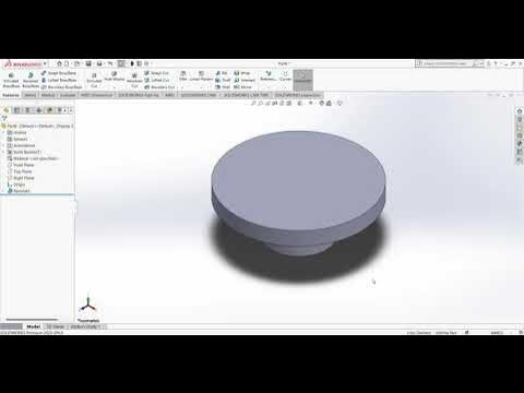REVOLVE FEATURE | SOLIDWORKS - YouTube
