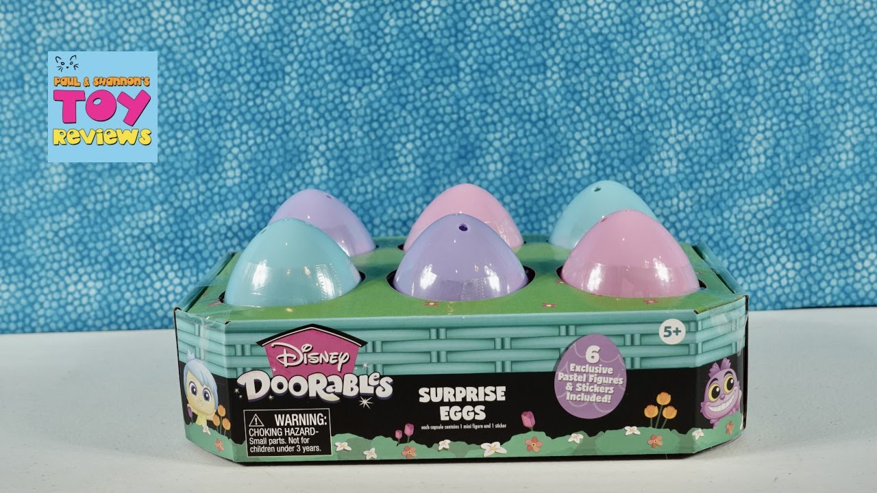 Disney Doorables Surprise Eggs Easter Figure Unboxing Review ...