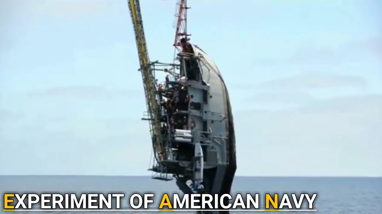 Ship Sinks in the Ocean | Experiment of the American Navy - YouTube