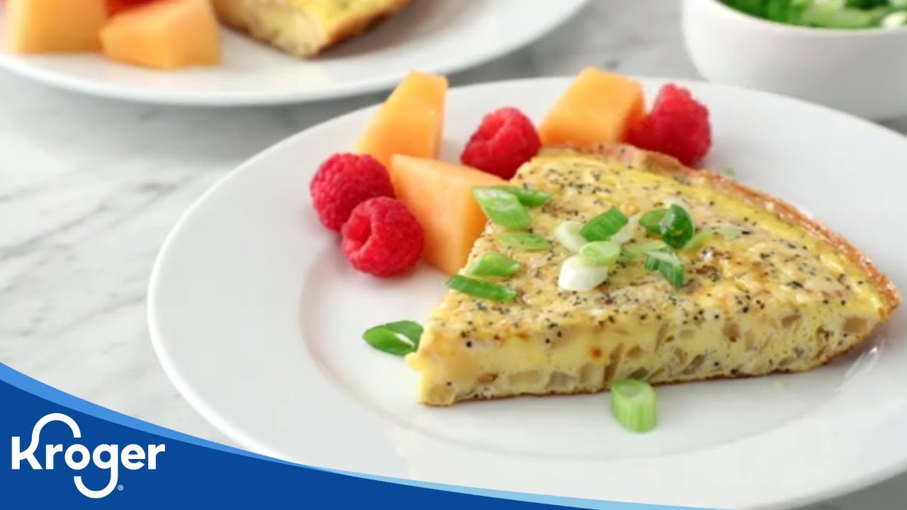 Everything Bagel Frittata | Kroger Recipes | Kroger - YouTube