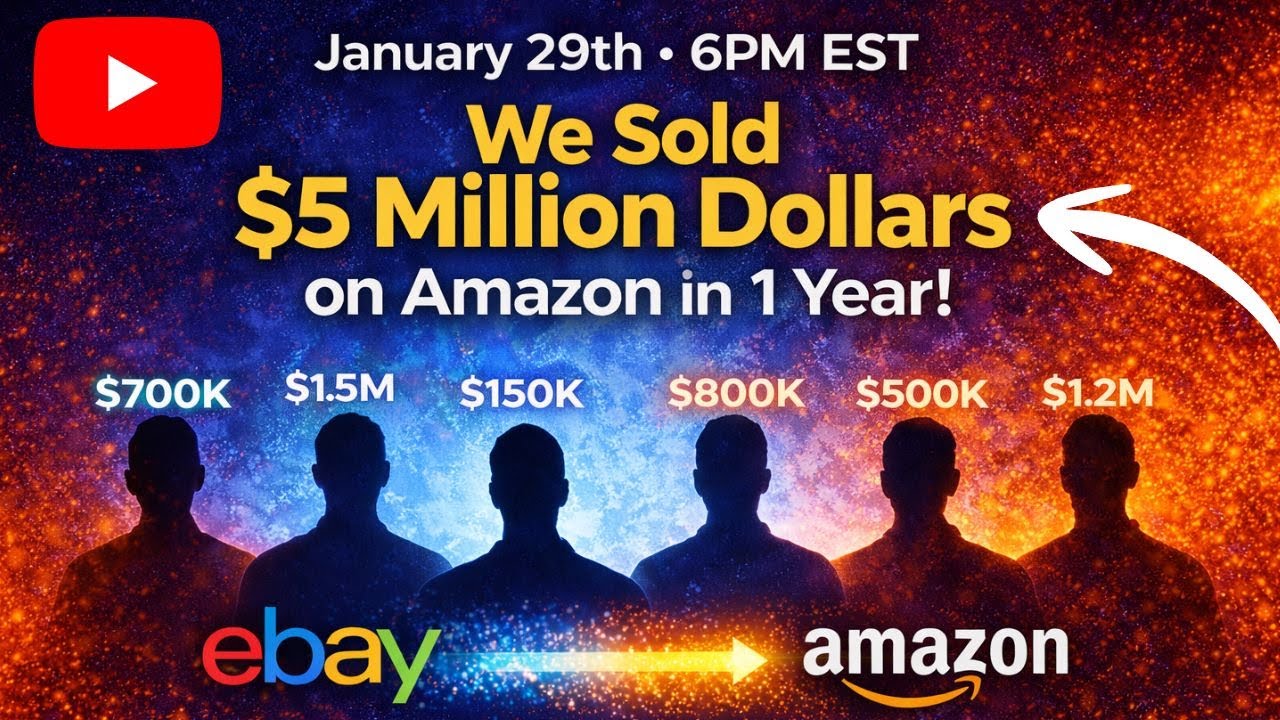 We Sold $5 Million Dollars on Amazon in 1 Year (Live Show) - YouTube
