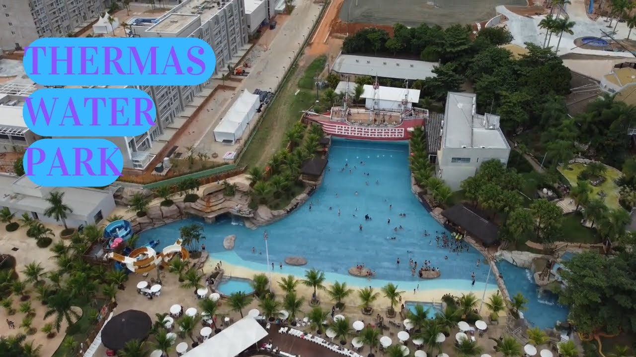 DRONE 4K THERMAS WATER PARK SAO PEDRO SP - YouTube