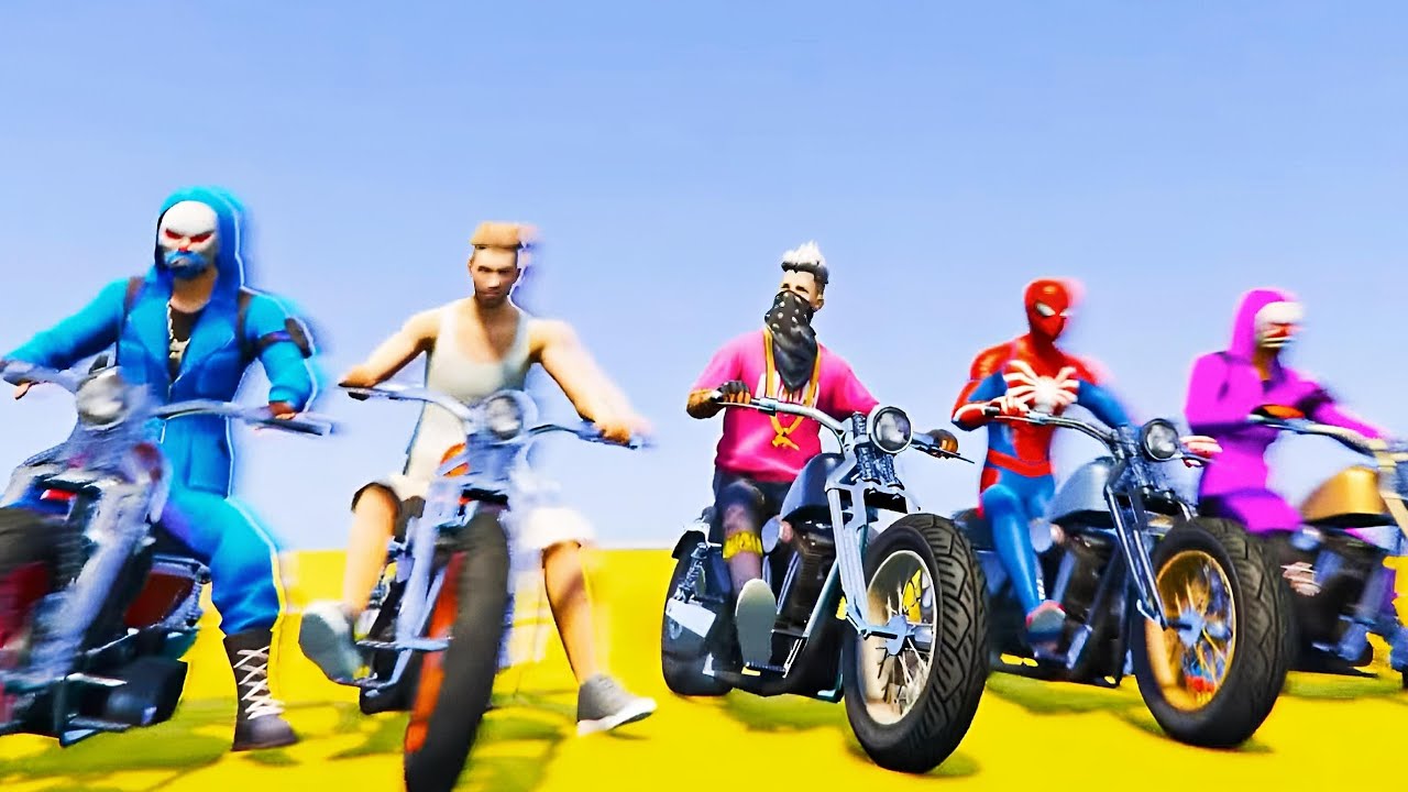 Top 5 Popular Character Super Ramp Challenge Motorcycle And Winner ...