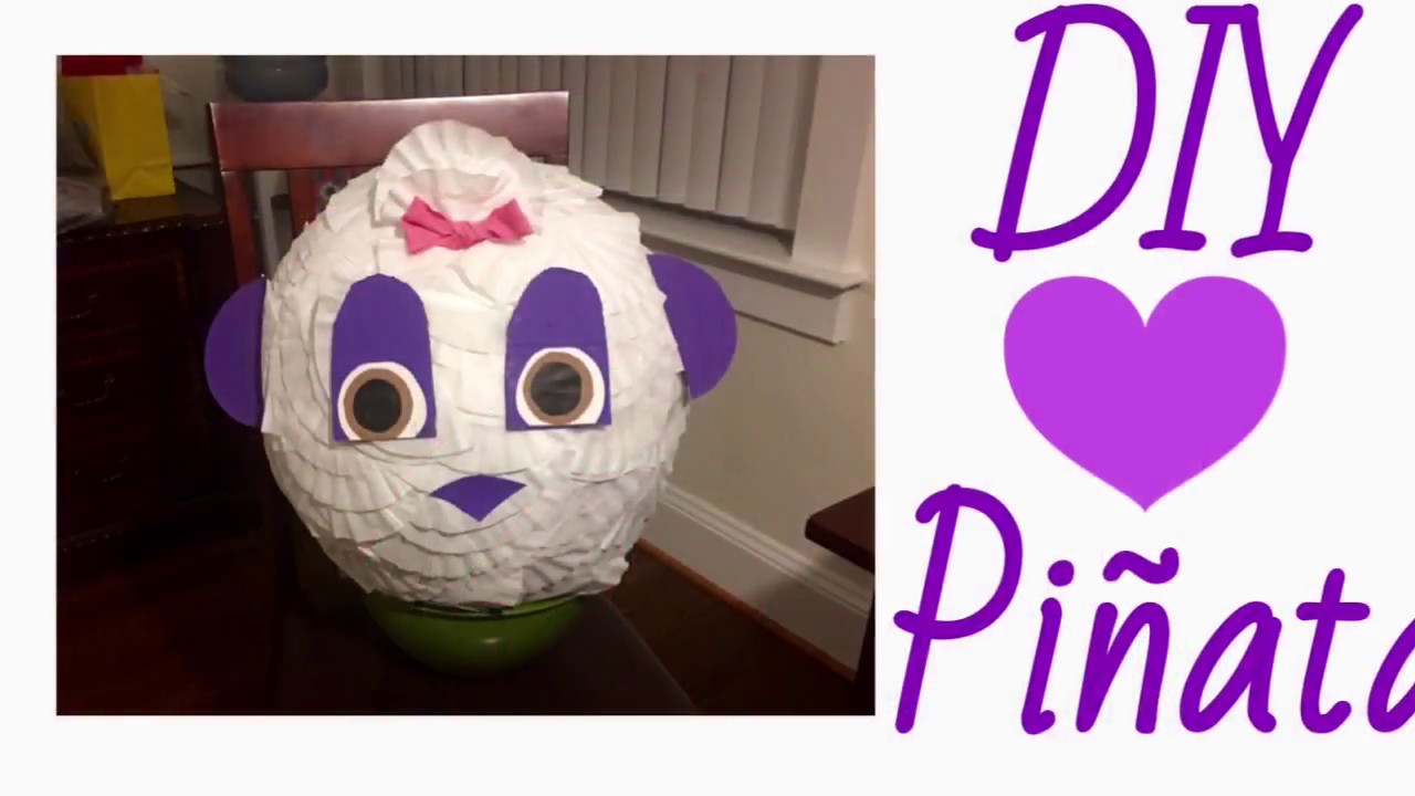 How to make a Piñata base - YouTube