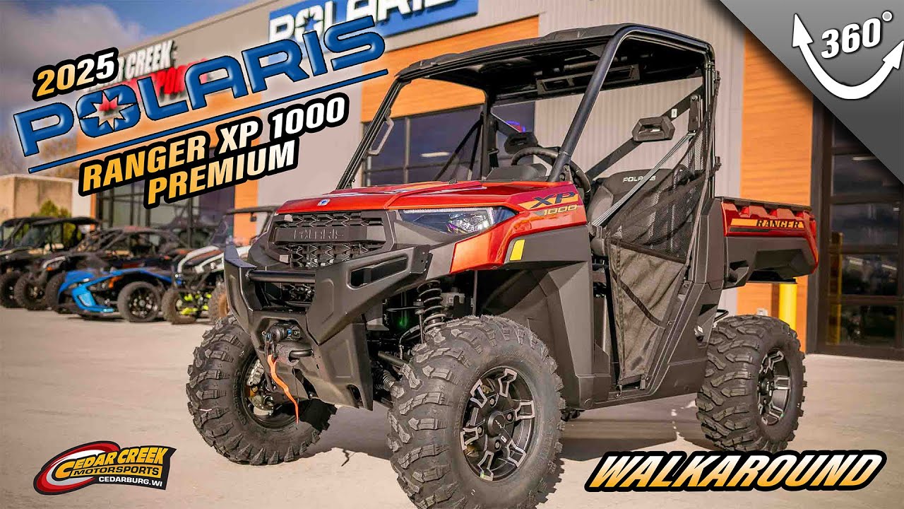 Walkaround | 2025 Polaris® Ranger XP 1000 Premium Orange Rust - YouTube