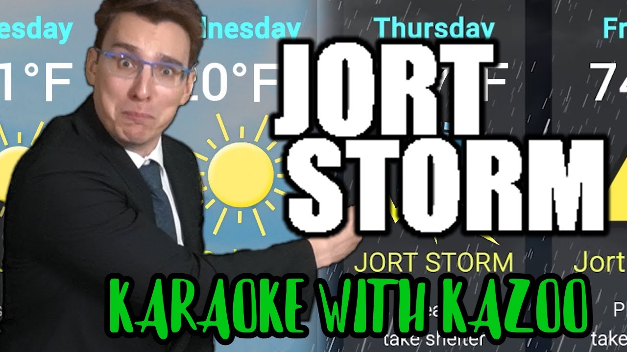 JORT STORM - KARAOKE (with Kazoo Solo) - YouTube