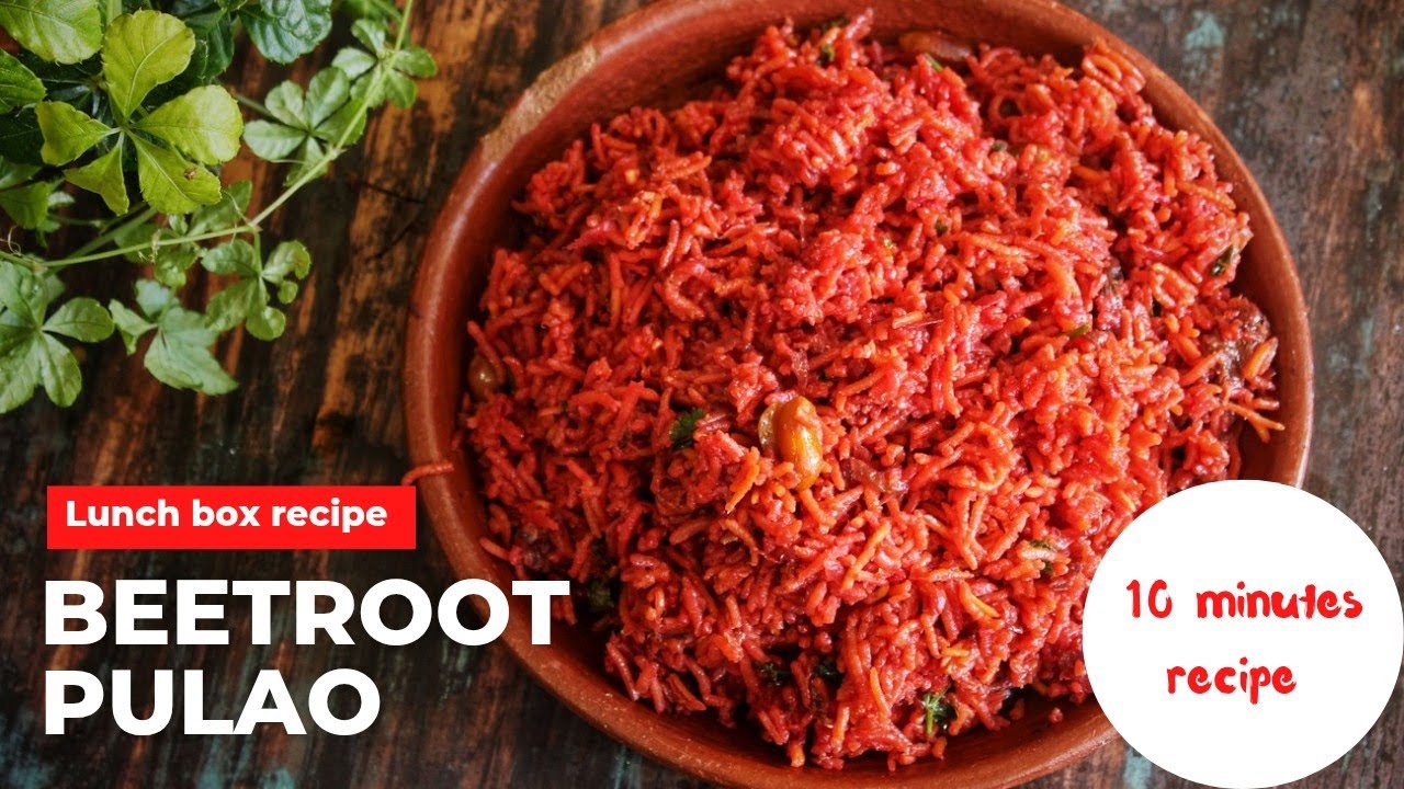 Beetroot pulao recipe|ബീറ്റ്റൂട്ട് റൈസ് /Healthy Tasty and Easy ...