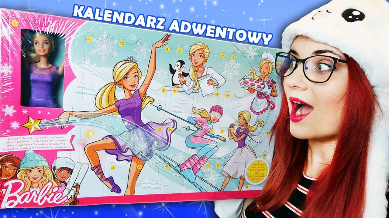 WIELKI BARBIE KALENDARZ ADWENTOWY 2018 💕 OTWIERAM CAŁY 💕 miss Aga - YouTube