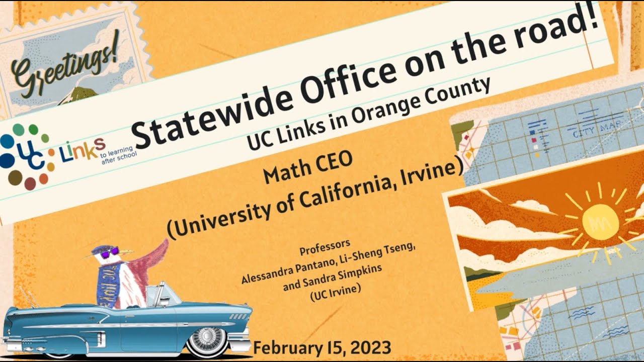 UC Irvine, Math CEO visit — February 15th, 2023 - YouTube