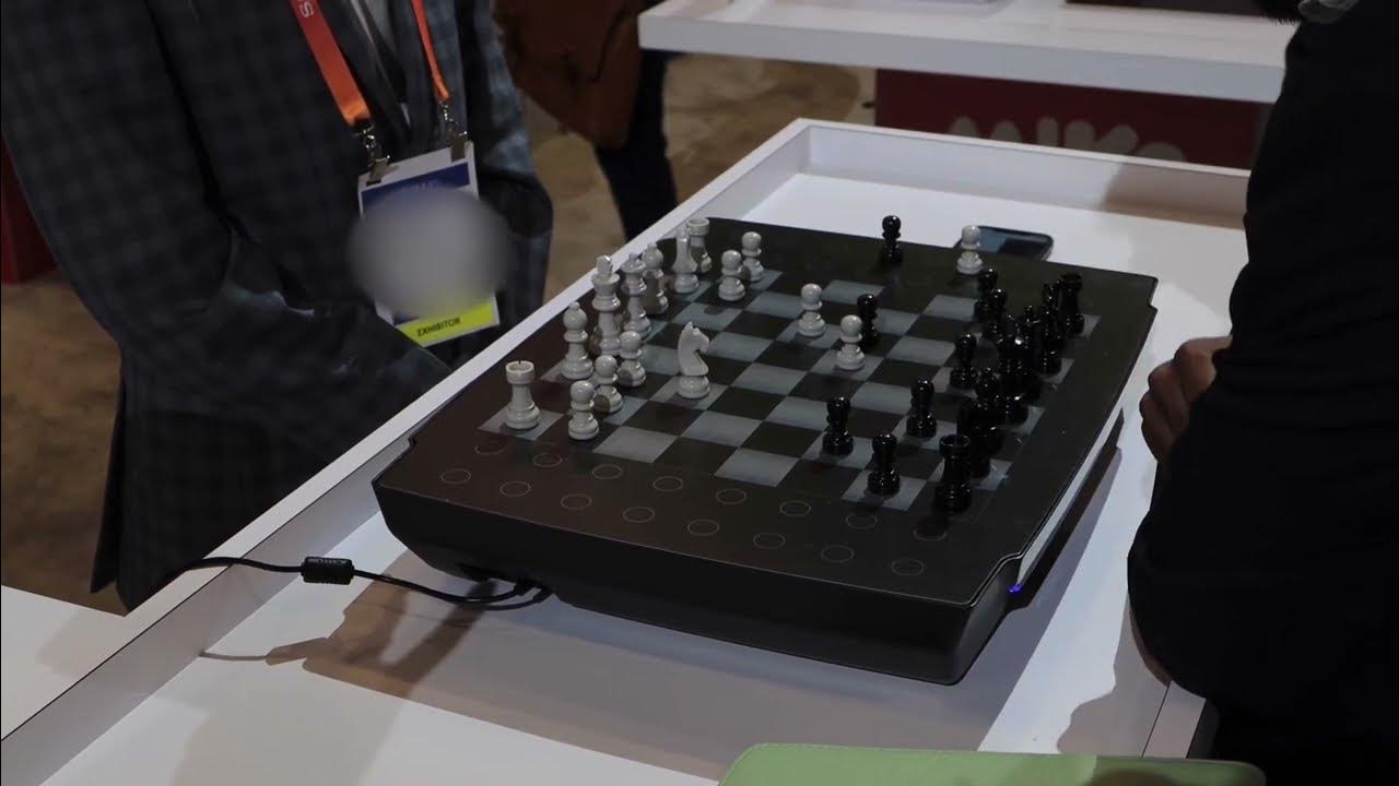 CES 2023 - Miko's Square Off intelligent, connected, AI driven automated chess board - YouTube