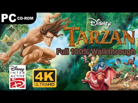 Disney's Tarzan [PC] Full 100% Walkthrough - 4K60ᶠᵖˢ UHD