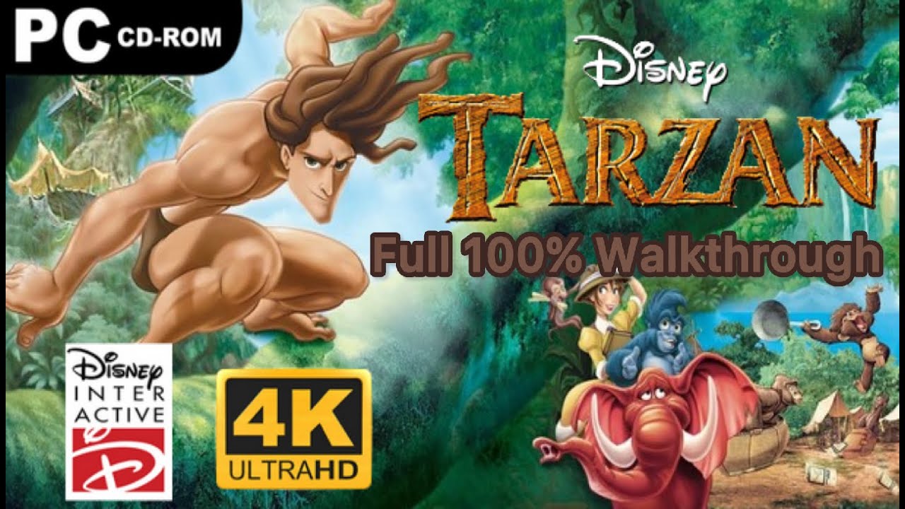 Disney's Tarzan [PC] (100% Walkthrough) - Full Game 4K60ᶠᵖˢ UHD - YouTube