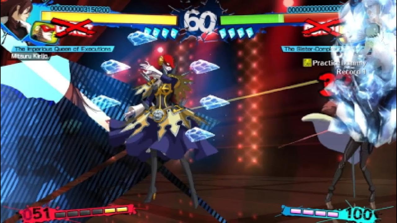 Mitsuru 9.8K Damage Combo - Persona 4 Arena Ultimax 2.0 - YouTube