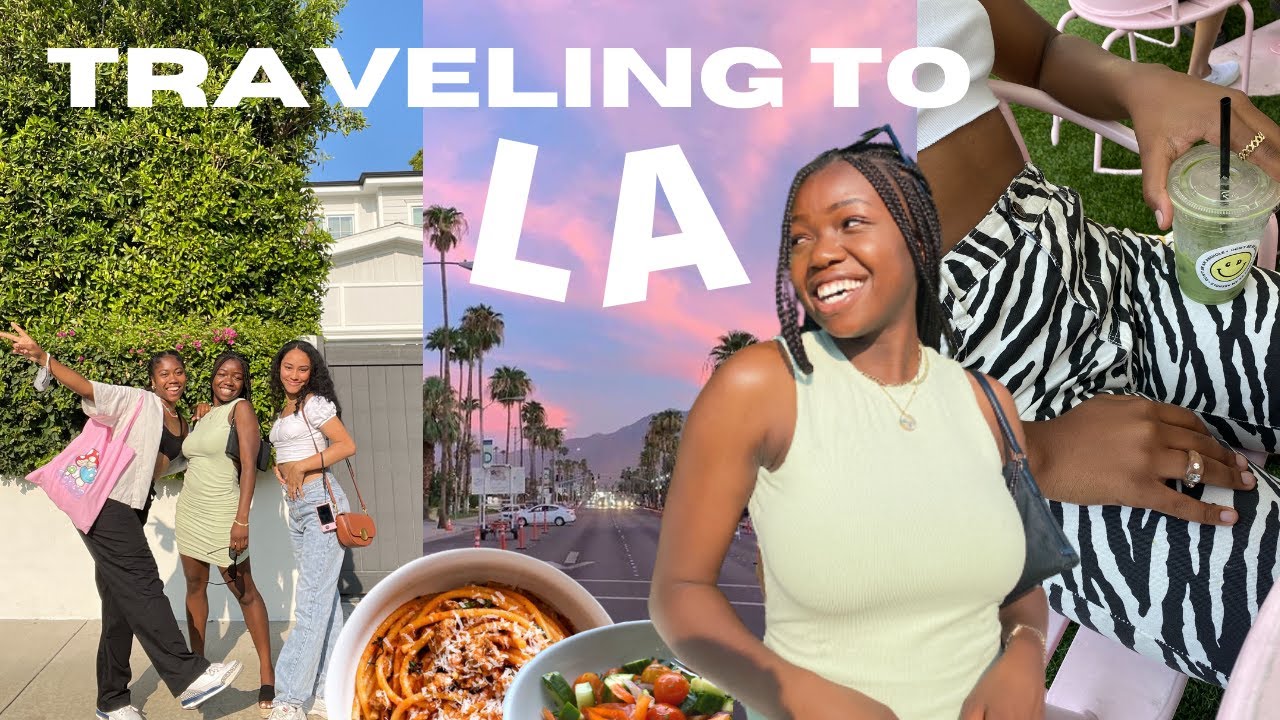 LA VLOG 2021 | traveling to LA for the first time to meet my internet ...
