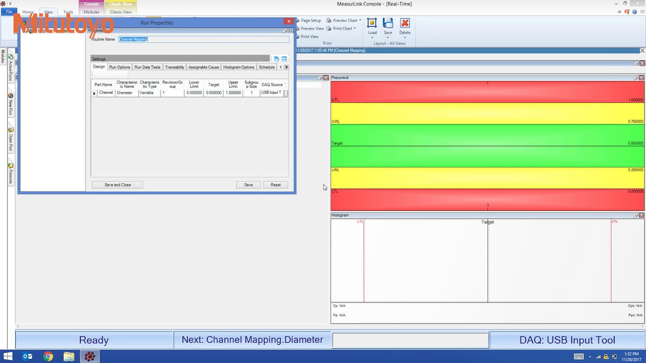 MeasurLink Channel Mapping | Mitutoyo MeasurLink Real Time Software ...